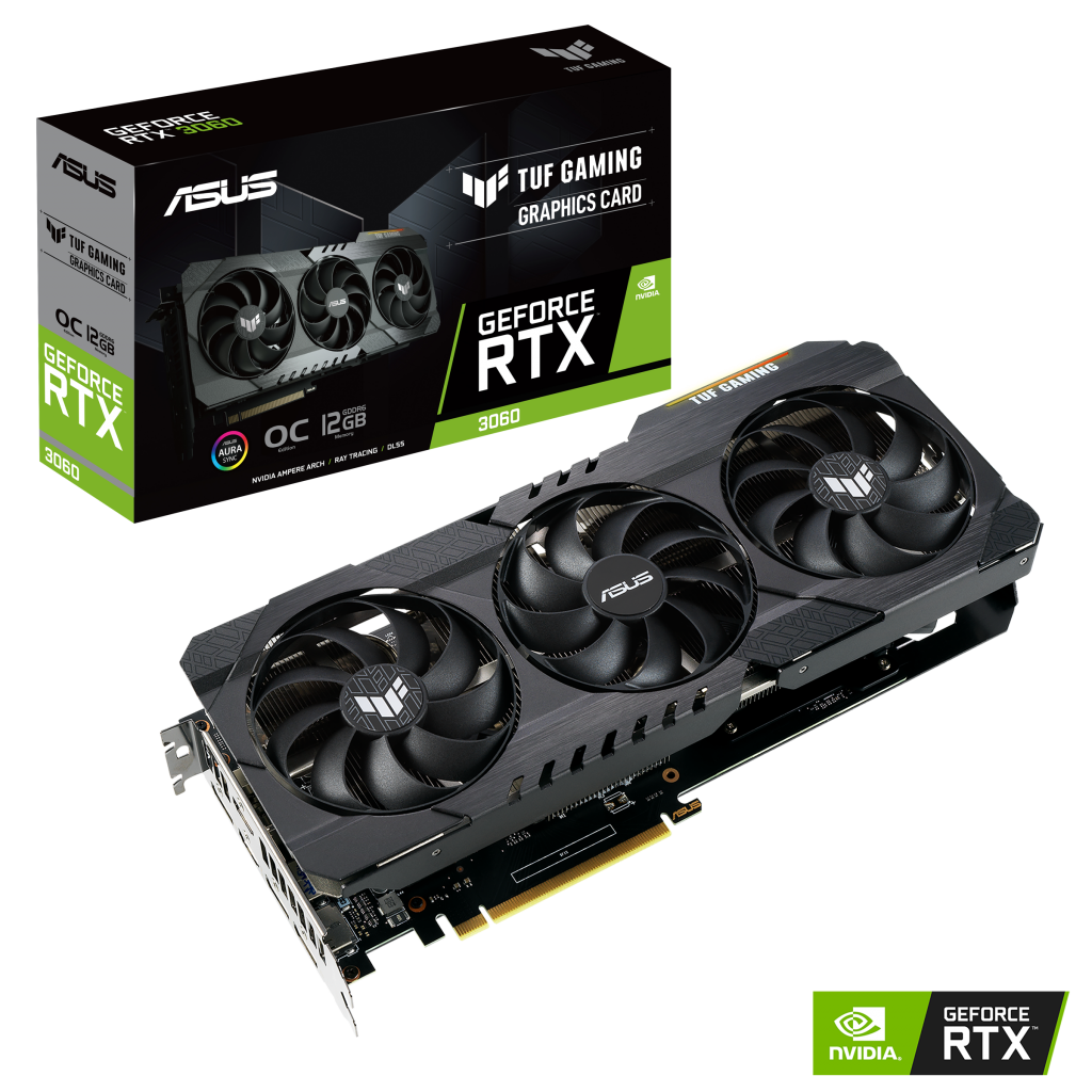 ASUS TUF Gaming GeForce RTX 3060 DirectX 12 Ultimate TUF-RTX3060-O12G ...