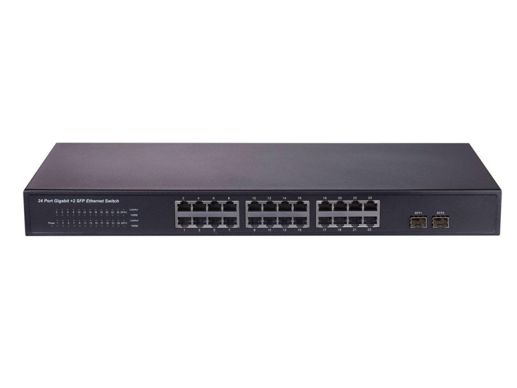 BDCOM S1524C 24-port Gigabit Ethernet Switch – Thriftking Computer